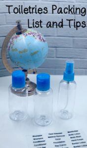 Toiletries Packing List and Tips - Family Travel Magazine